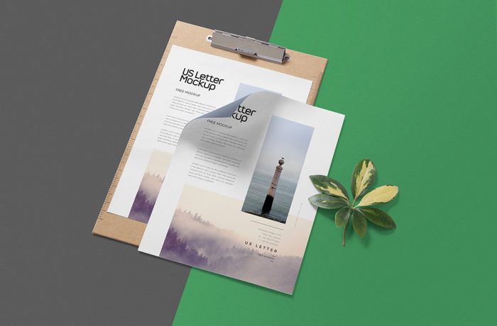 Free Letterhead Mockup