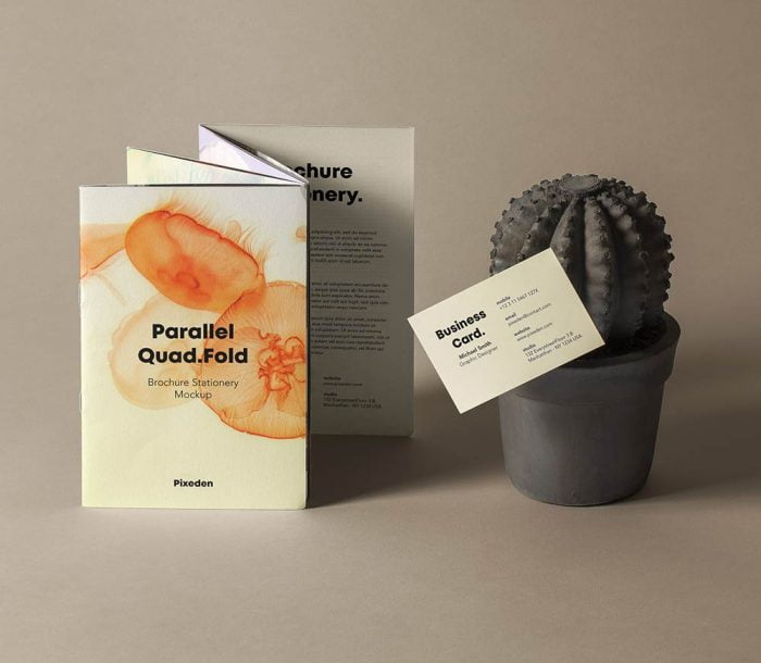 Free Multi-Fold Brochure Mockup