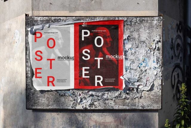 Free Street Poster Mockup | Mockuptree