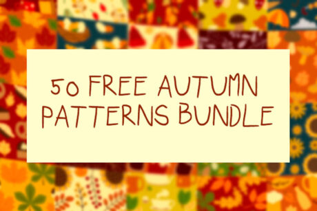 Free 50 Autumn Patterns Bundle | Mockuptree