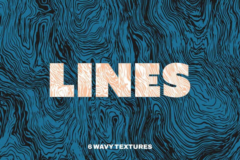 Free Wavy Lines Textures | Mockuptree
