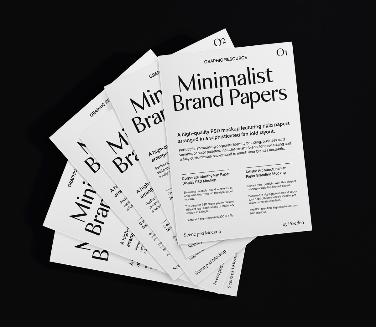 Free Minimalist Paper Mockup | Mockuptree