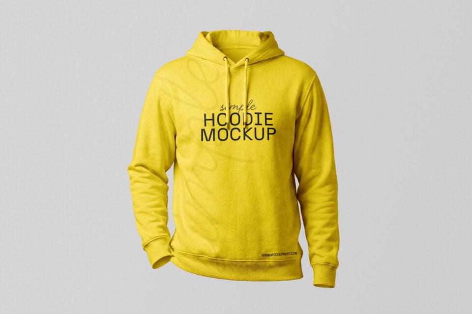 Free Minimal Hoodie Mockup | Mockuptree